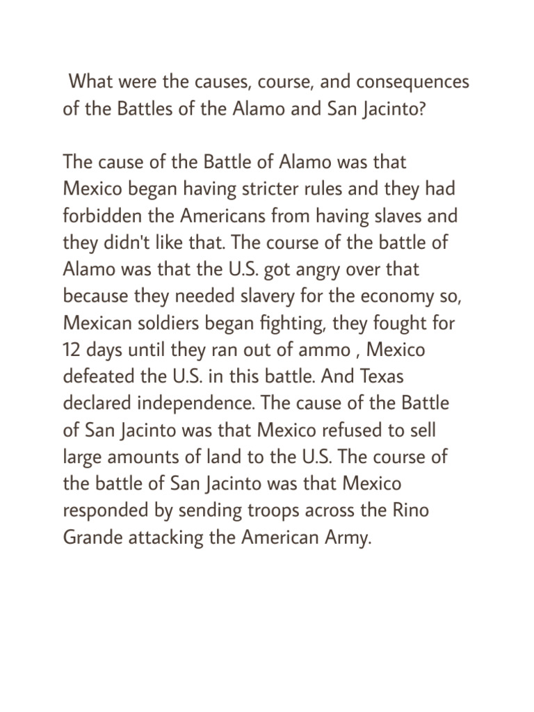 Cause and Effect of the Mexican-American War | PDF