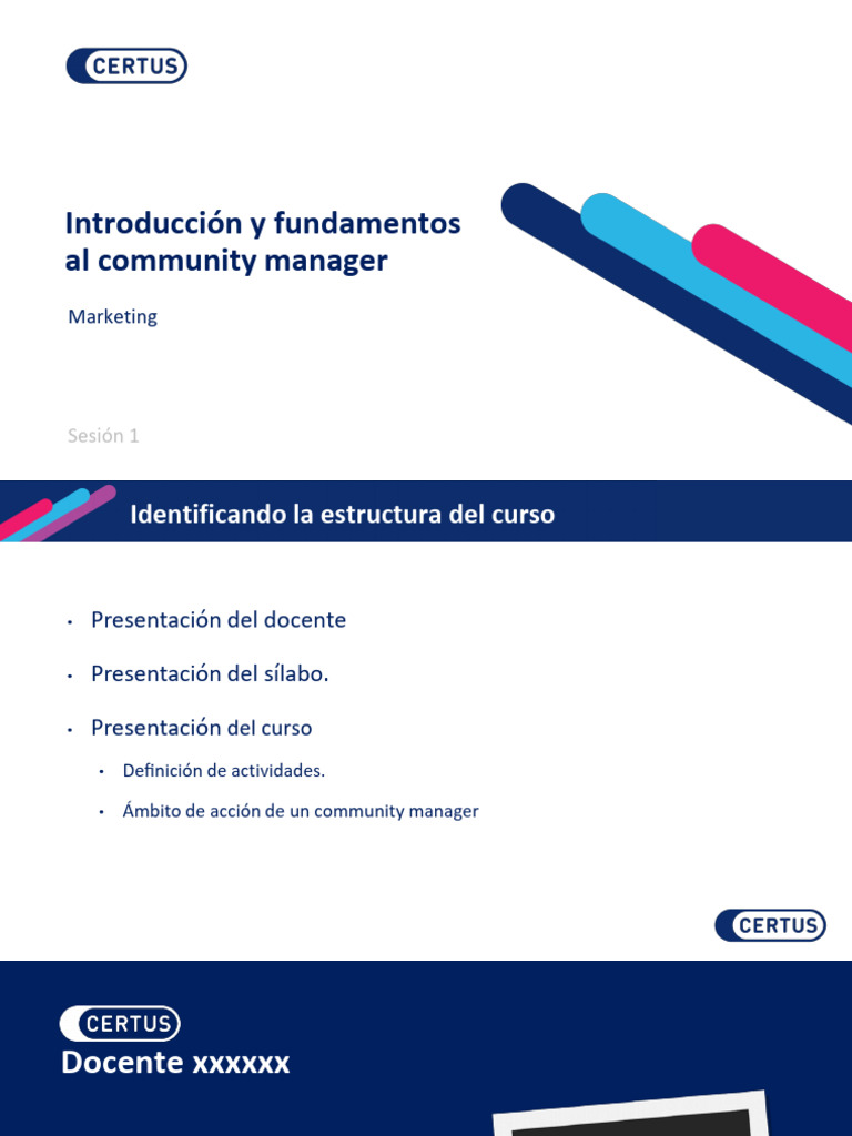 Sesion 1 - Introduccion y fundamentos de community management | PDF | Publicidad digital | Marketing