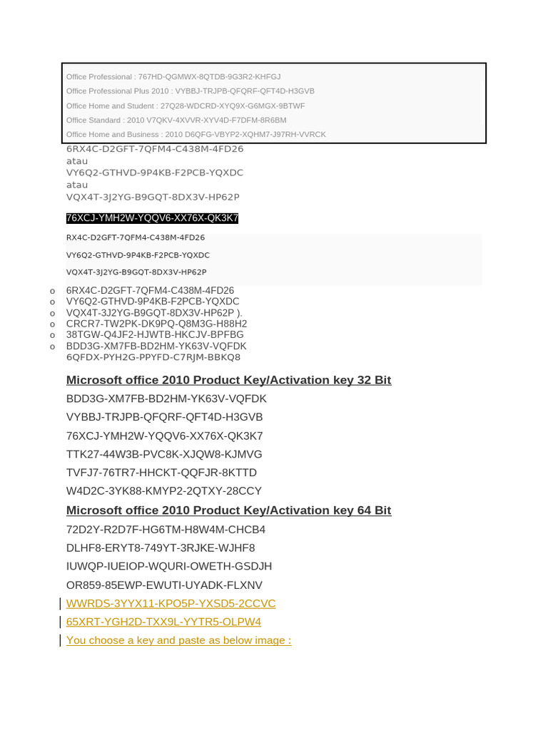 Office Professional | PDF | Microsoft Office 2010 | Software