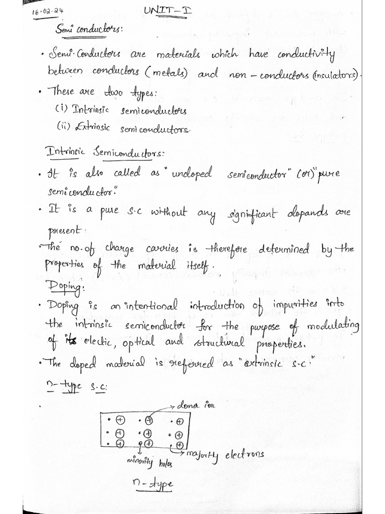 Edc Unit-I (Diodes) | PDF