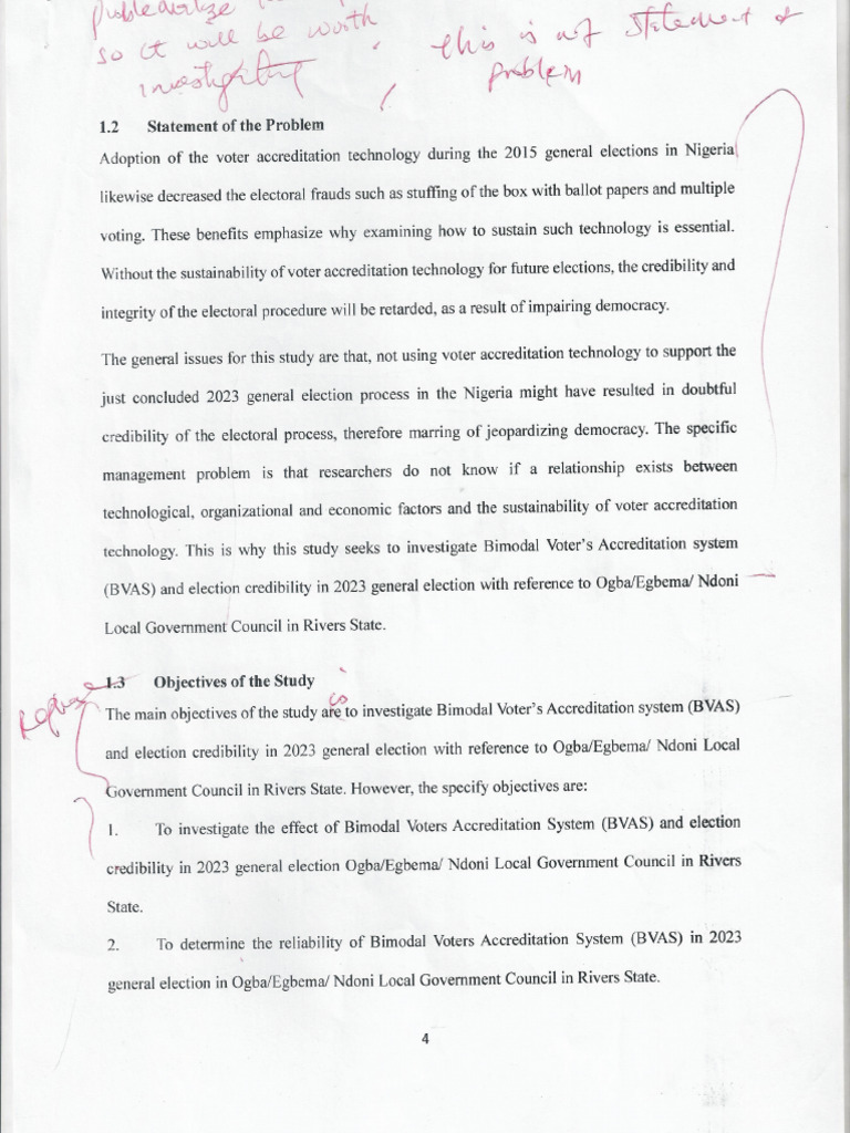 Project Correction | PDF