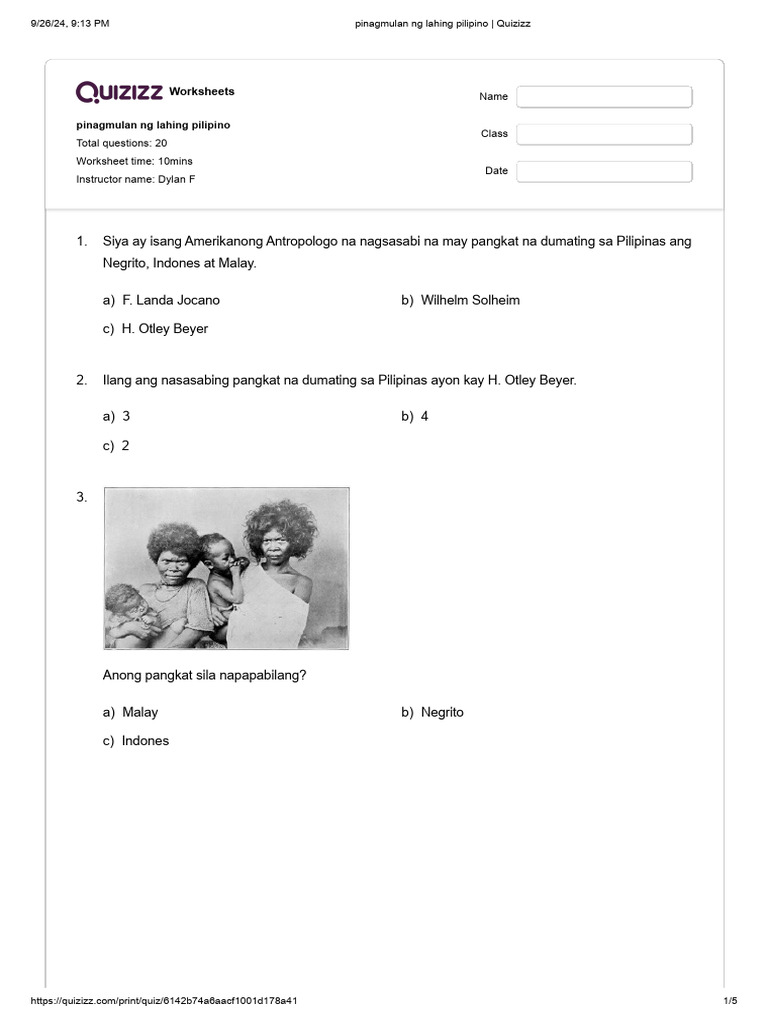 pinagmulan ng lahing pilipino | PDF pinagmulan ng lahing pilipino | PDF