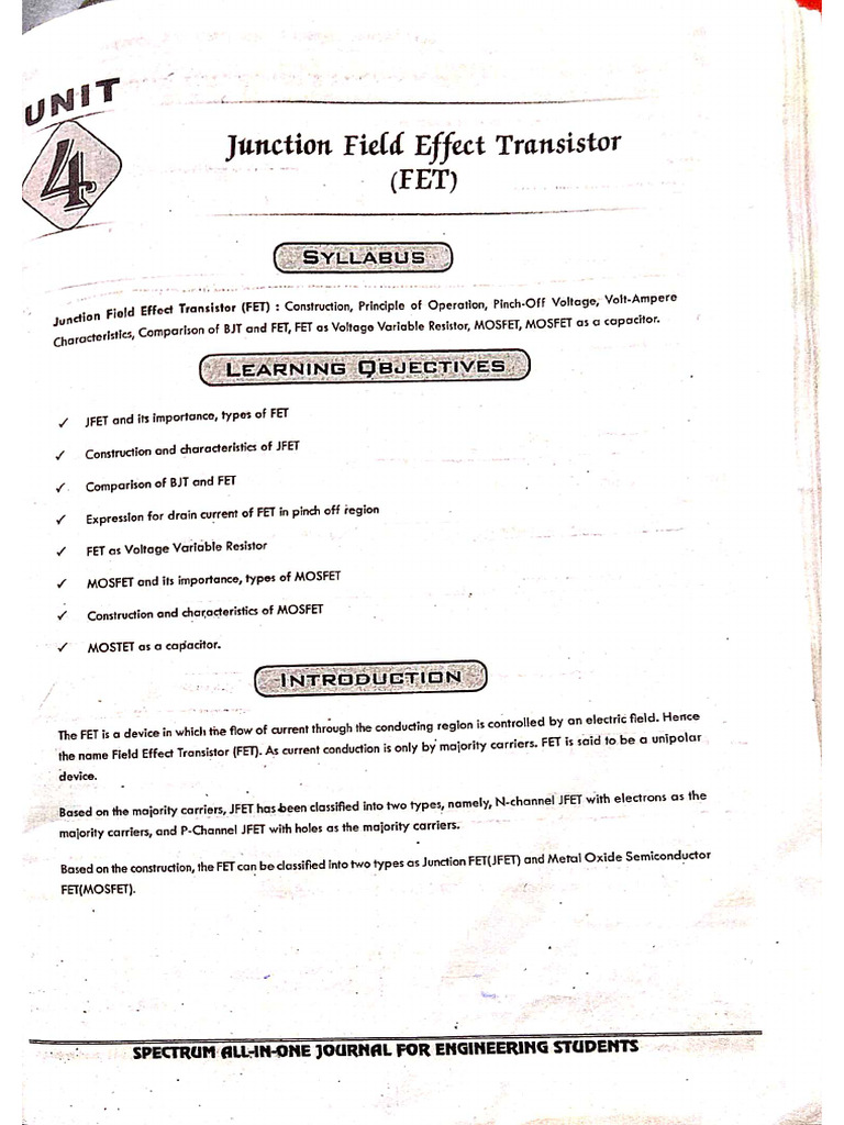 Edc Unit 4 Spectrum | PDF