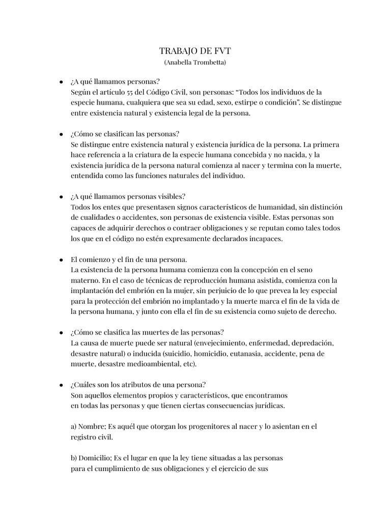 Trabajo Fvt | PDF | Bienes (Ley) | Estado (política)