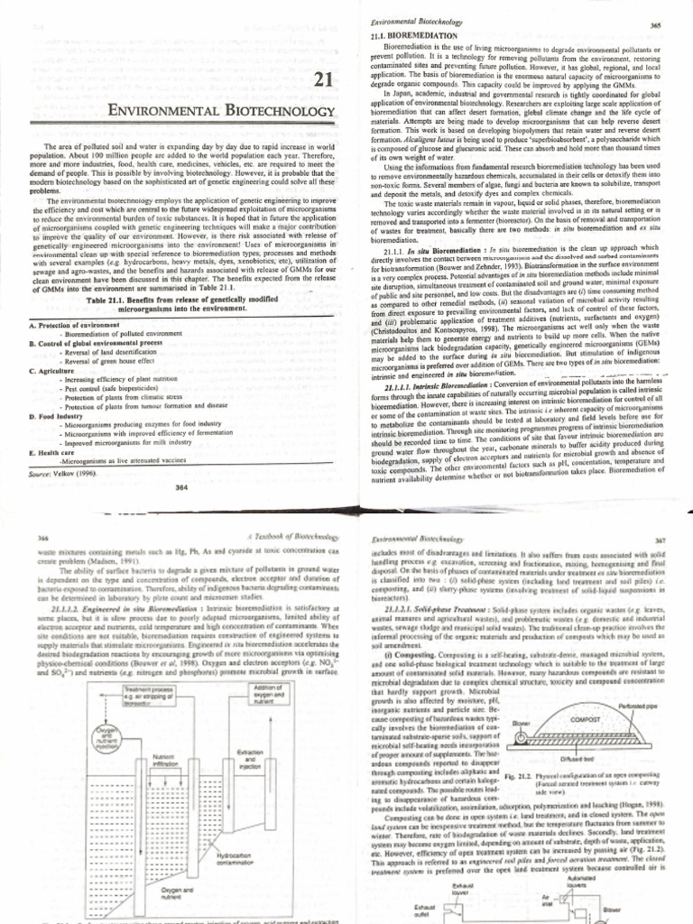 Bioremediation - A Textbook of Biotechnology Dubey | PDF