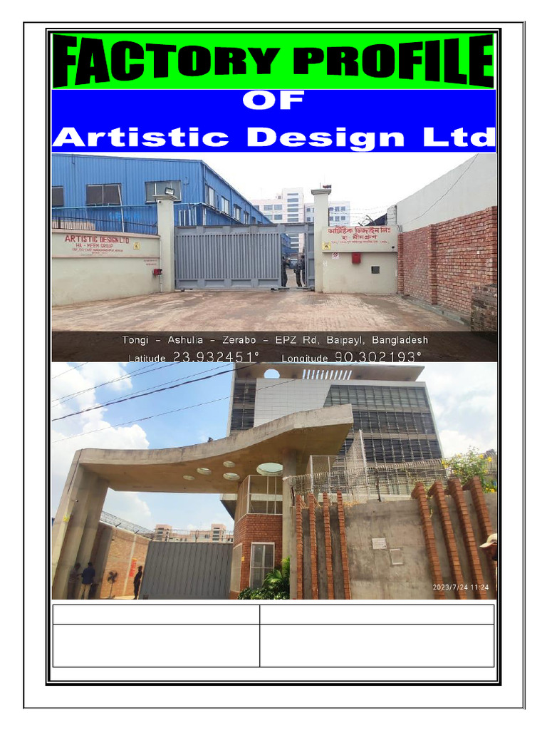 Artistic Design Ltd: Factory Overview | PDF | Hospital | Surgical Suture