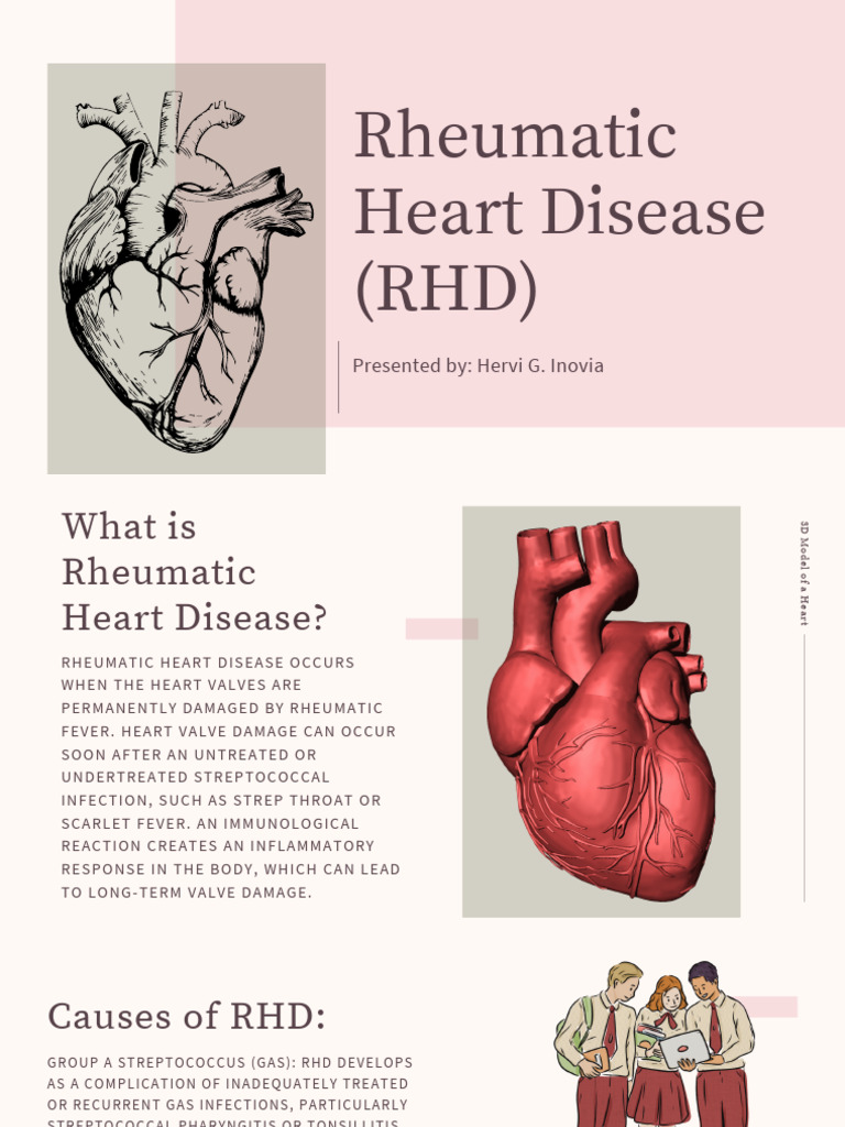 Pink and Cream Basic Presentation Template | PDF | Heart | Medical Specialties