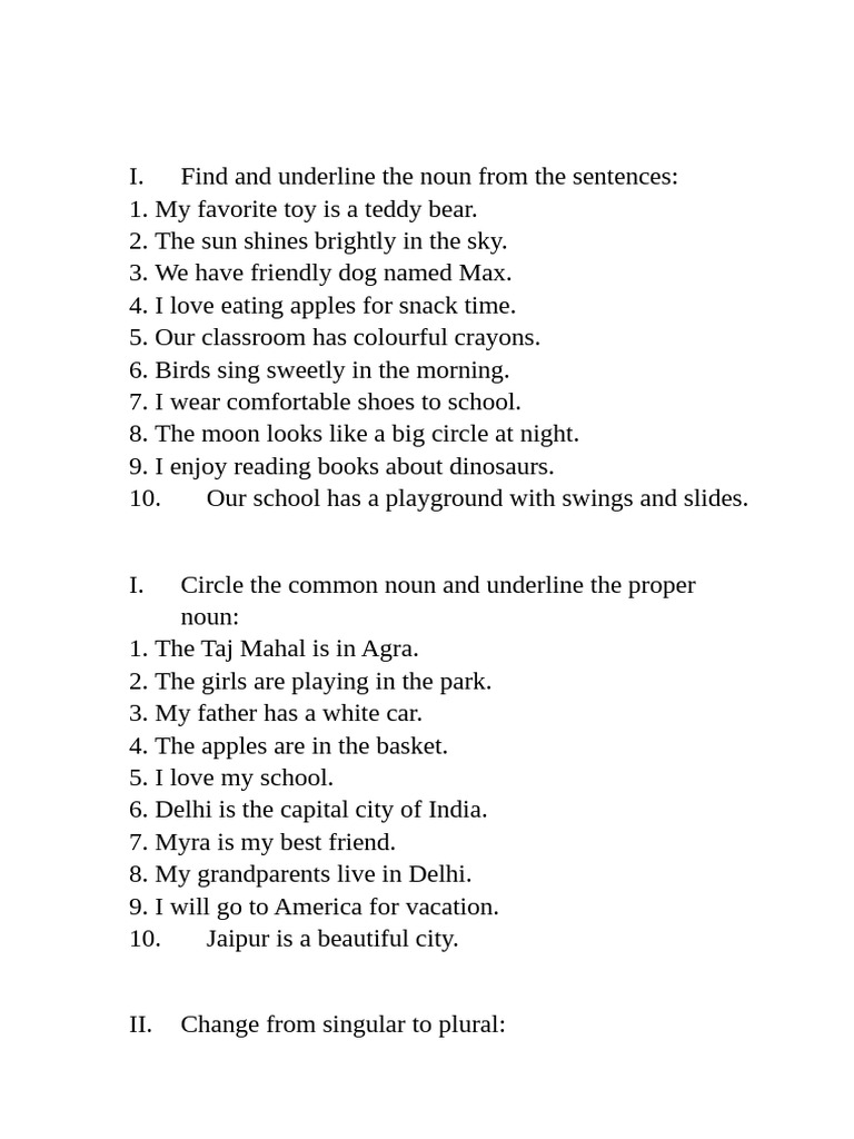 Diwali holiday homework | PDF | Linguistic Morphology | Syntax