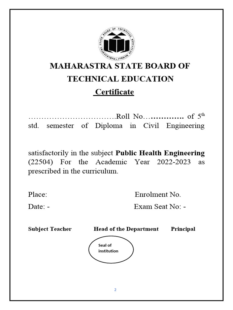 PHE Micro Project | PDF