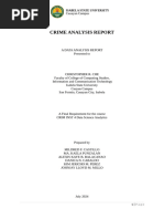 Crime Data Analysis Methodologies | PDF | Microsoft Excel | Data Analysis