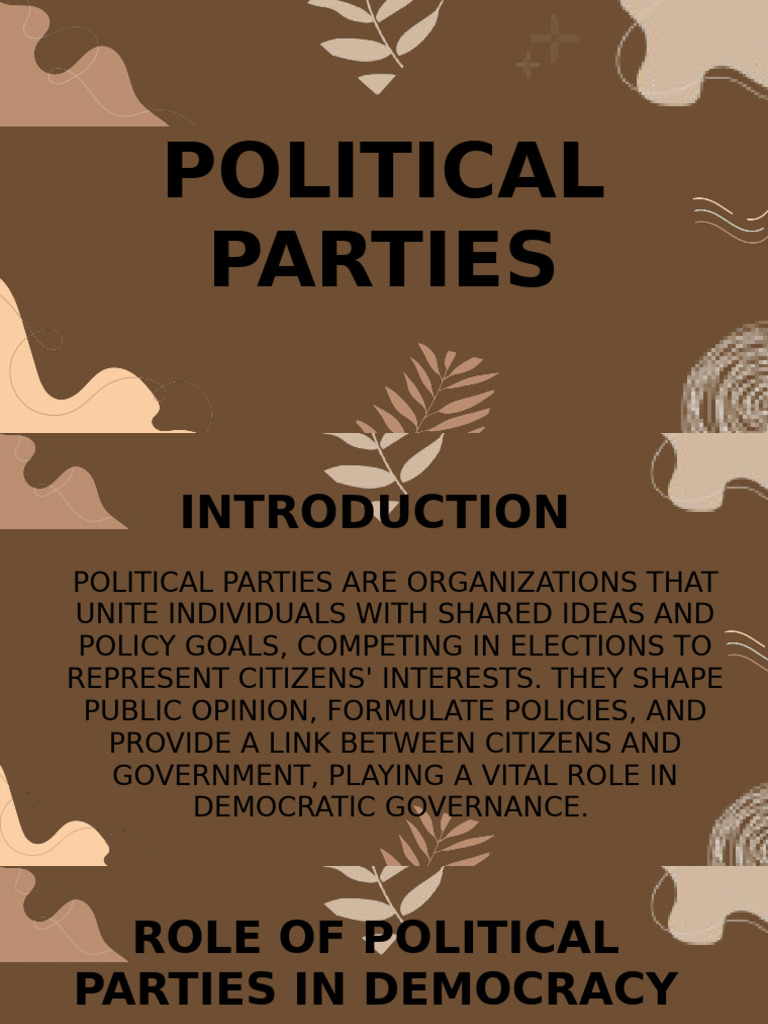 Brown Aesthetic Project Presentation | PDF | Political Parties | Democracy