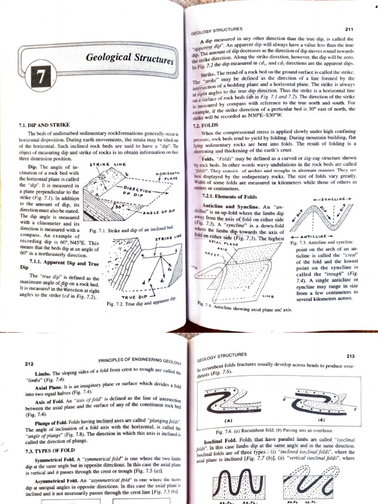 Unit III Structure Geology | PDF | Fault (Geology) | Geology