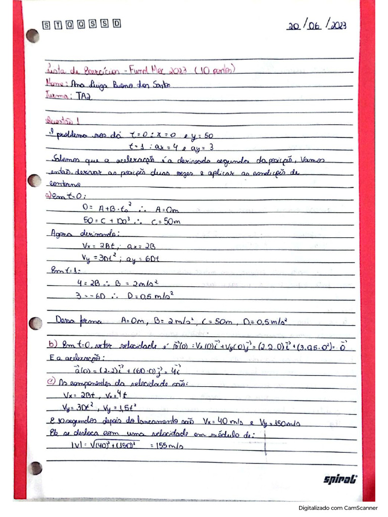 Lista de Fund Mec 2023 | PDF