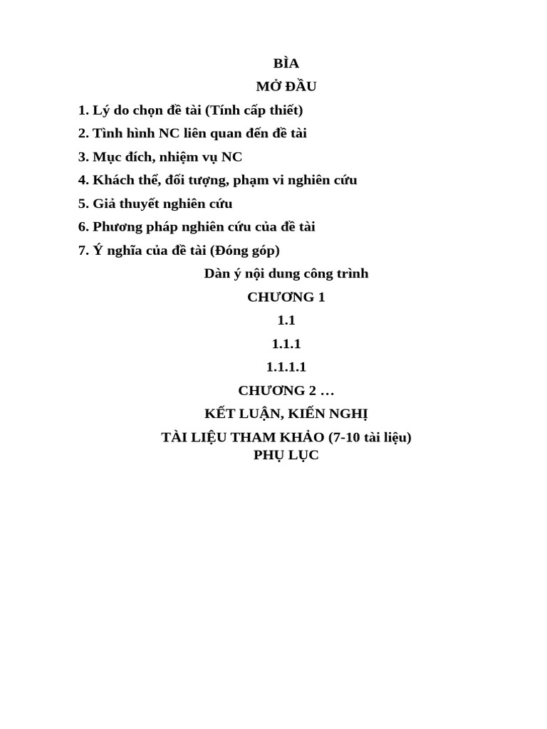 Các bước NCKH | PDF