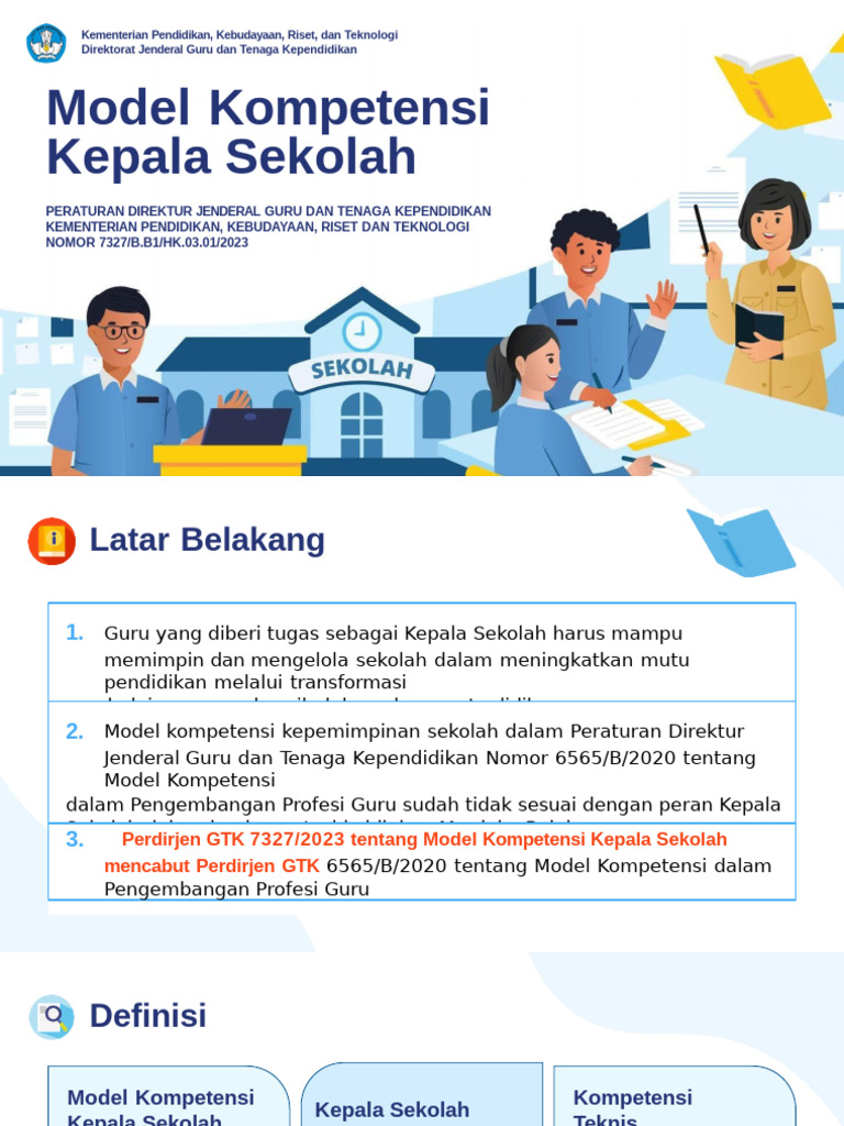 Paparan Model Kompetensi Kepala Sekolah | PDF