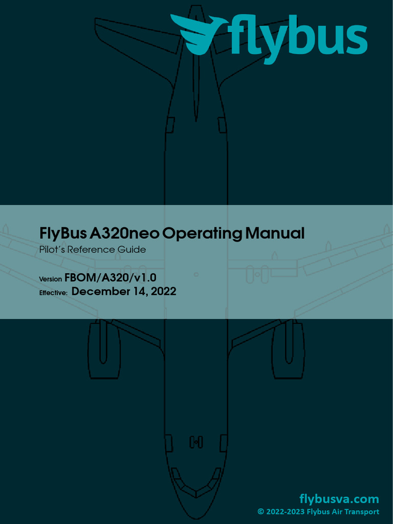 FlyBus A320 Operating Manual | PDF | Aviation | Aircraft