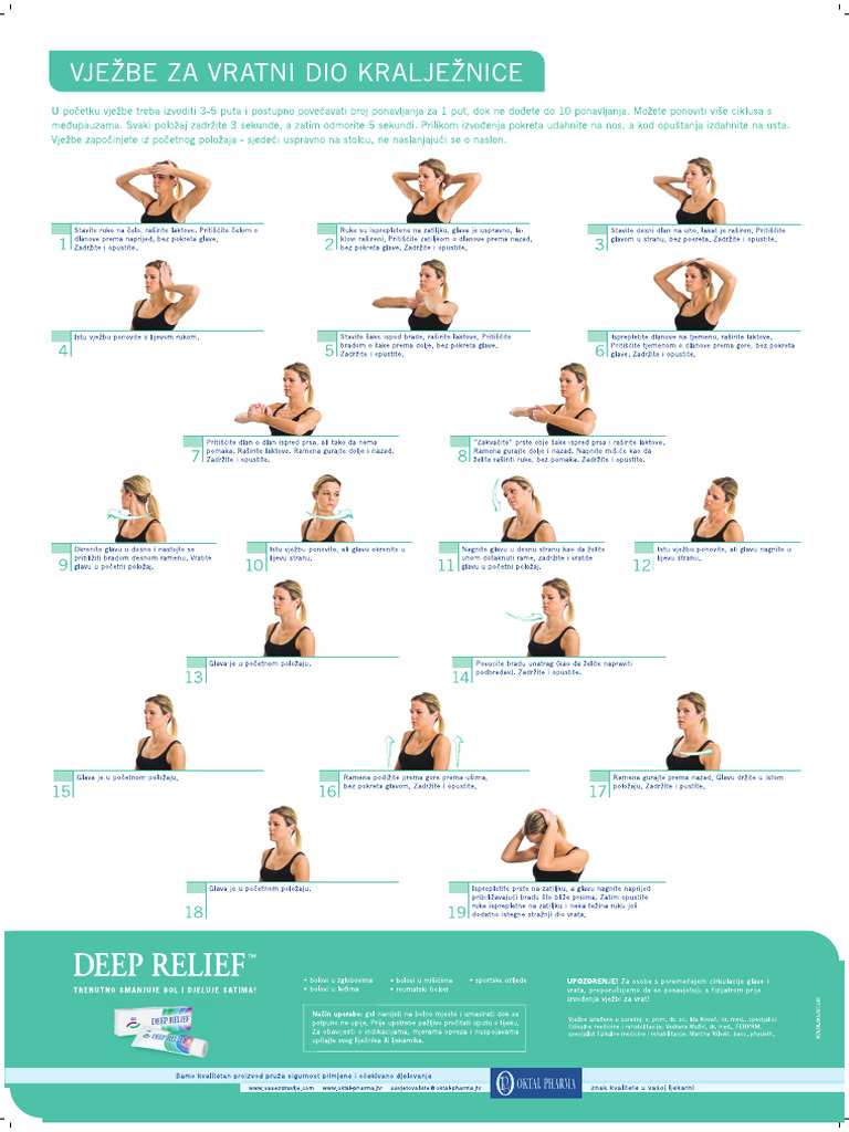 Deep Relief_vjezbe za vrat | PDF
