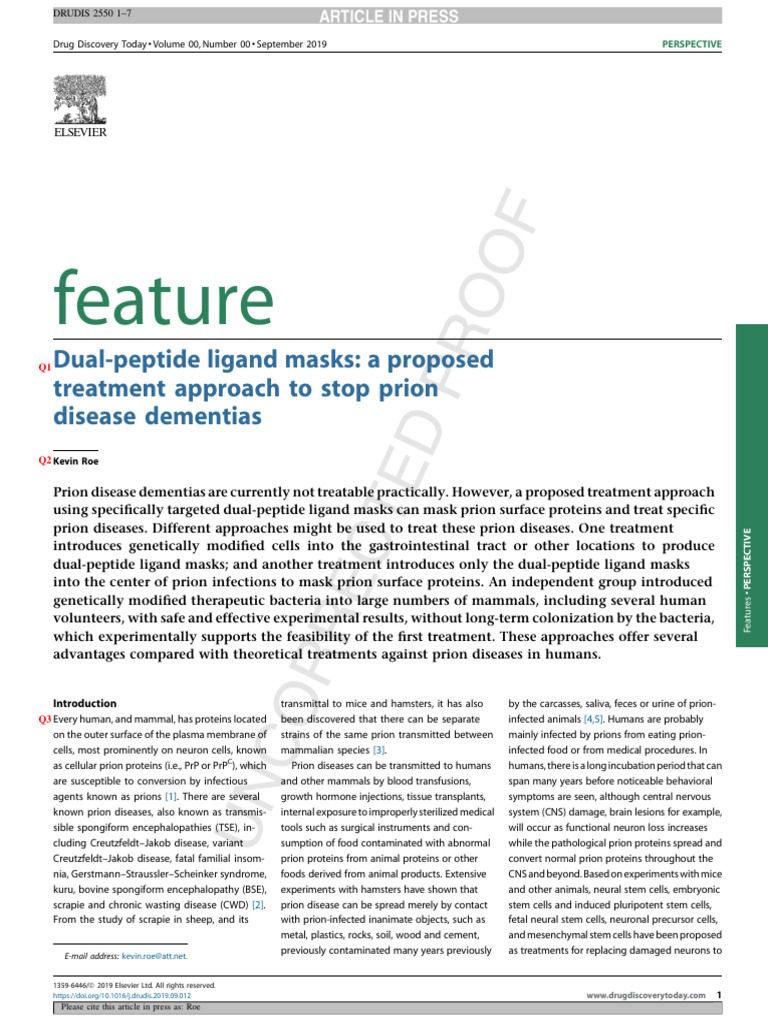 Dual-Peptide Ligand Masks A Proposed | PDF | Immune System | Innate ...