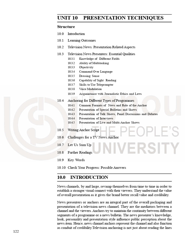 Unit 10 | PDF | News | News Broadcasting