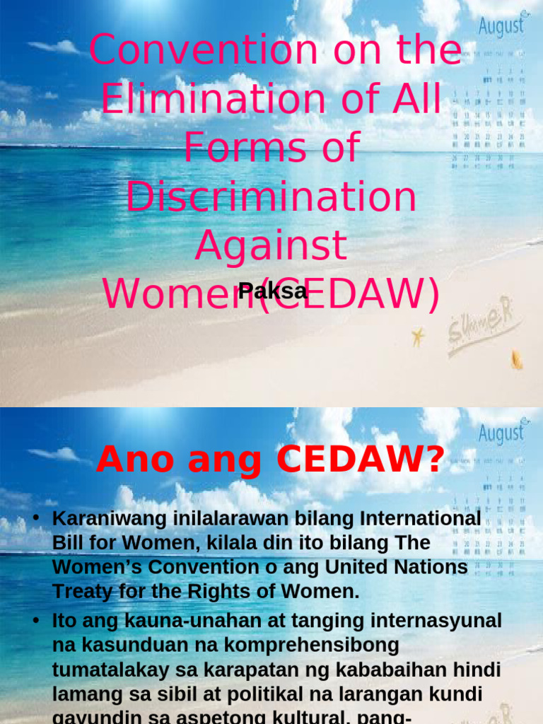 CEDAW | PDF