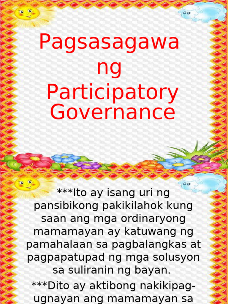 Participatory | PDF