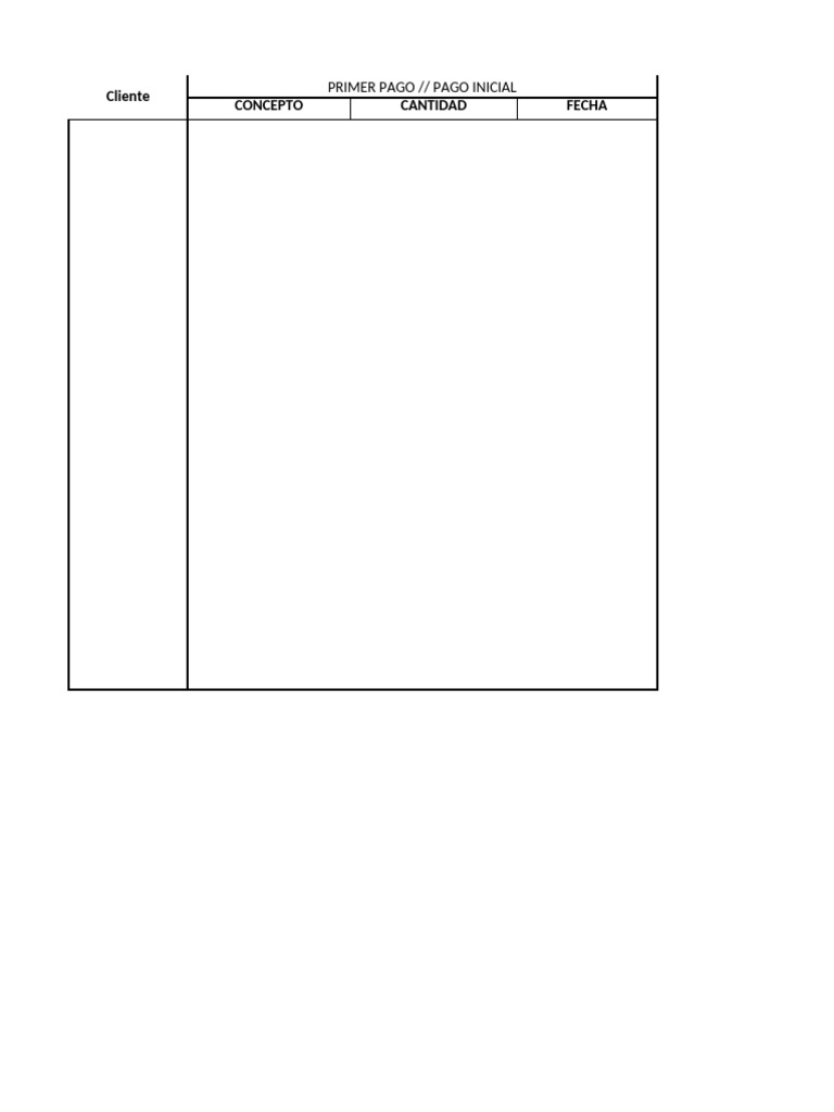 Control de Pagos | PDF