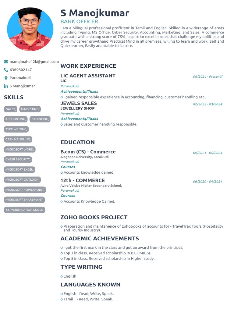 Resume Capgemini | PDF