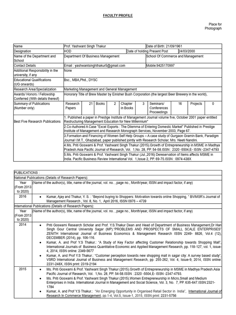 Mgt-1-Prof YS Thakur | PDF | Business | Economies