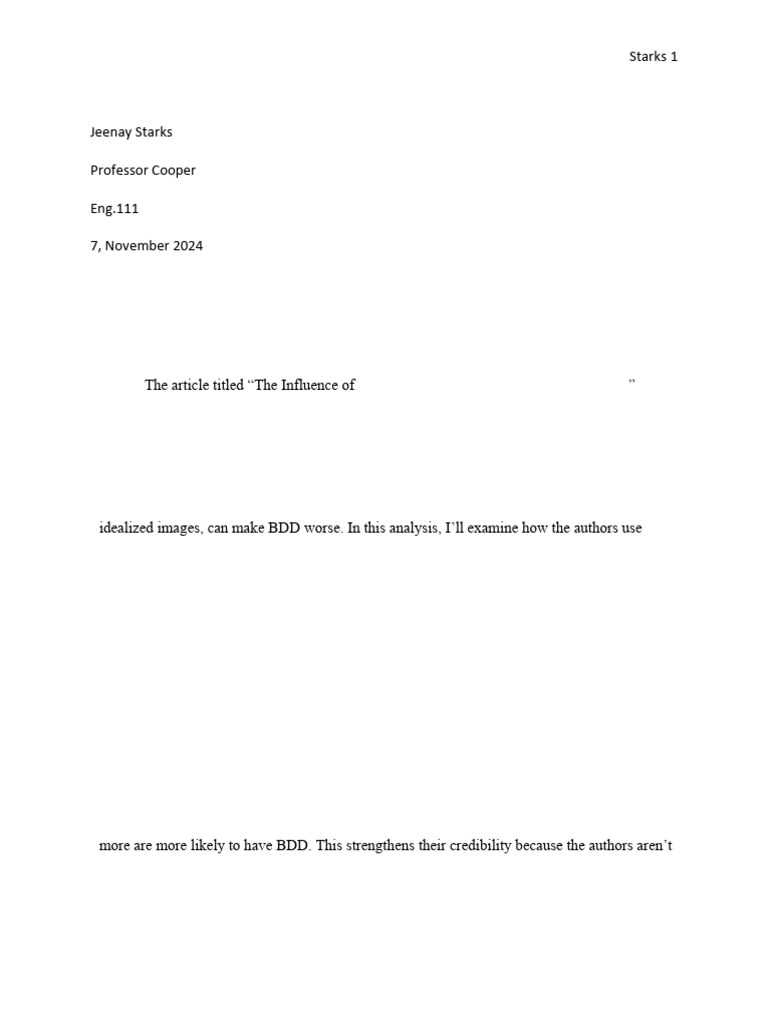 Rhetorical Analysis Pdf Credibility Cognition
