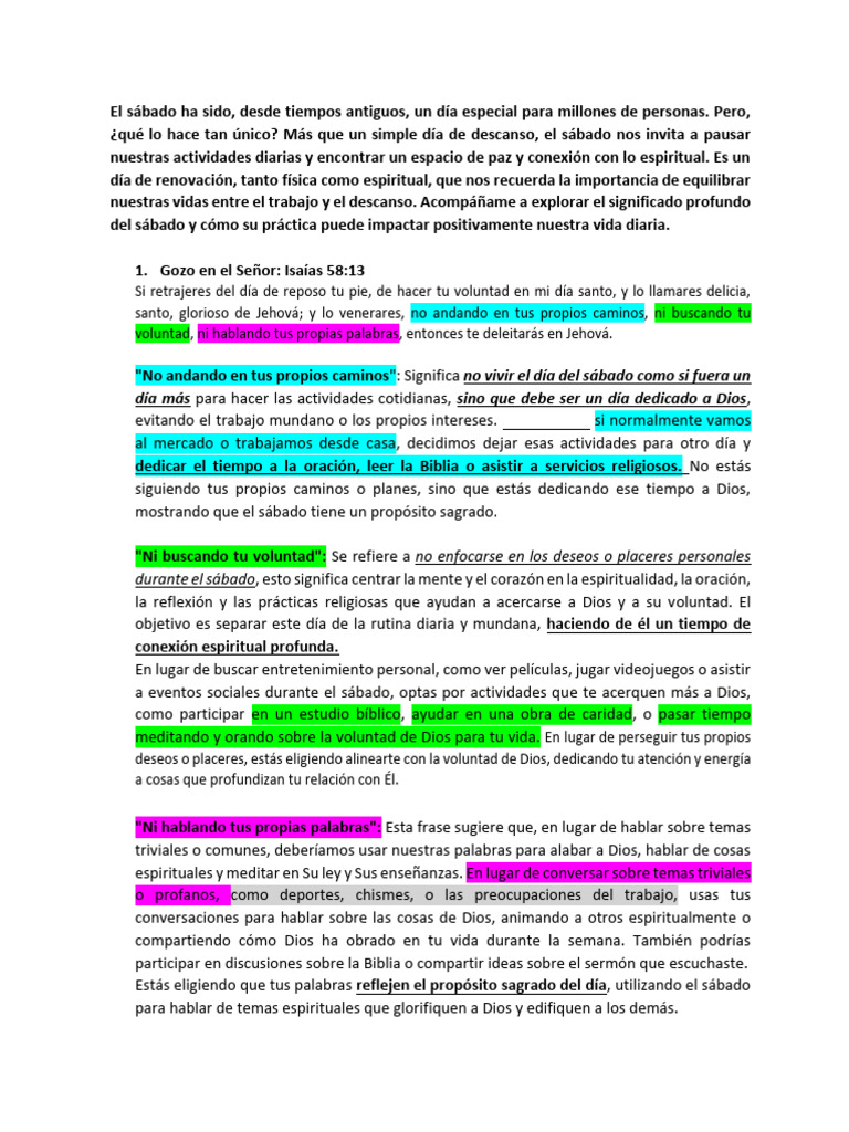 Guardar El Sabado Pdf Dios Divinidad