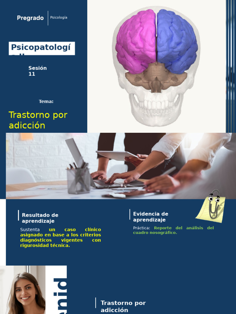 11 SESIÓN Trastorno Por Adicción | PDF | La dependencia de sustancias | Drogas