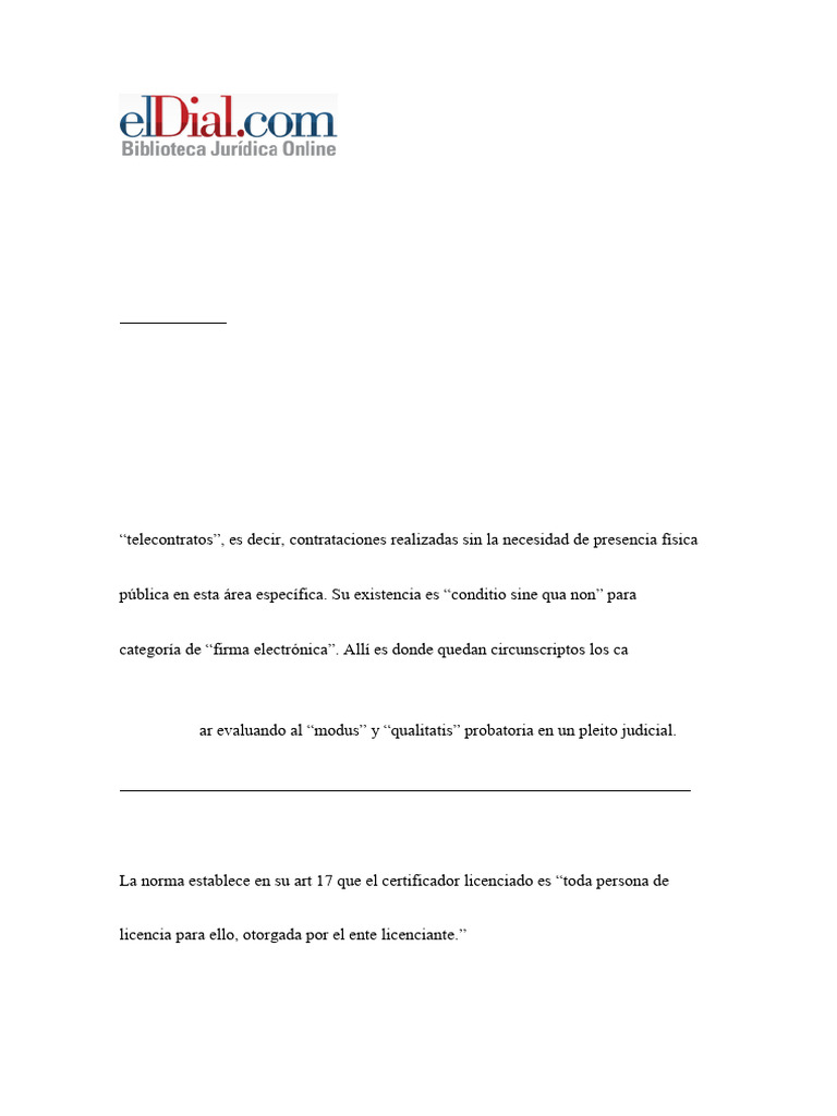 Firma Digital - Analisis Sobre Su Marco Regulatorio, Operatividad ...