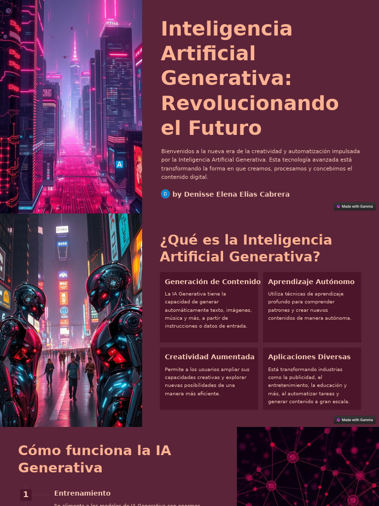 Inteligencia Artificial Generativa Revolucionando El Futuro | PDF ...