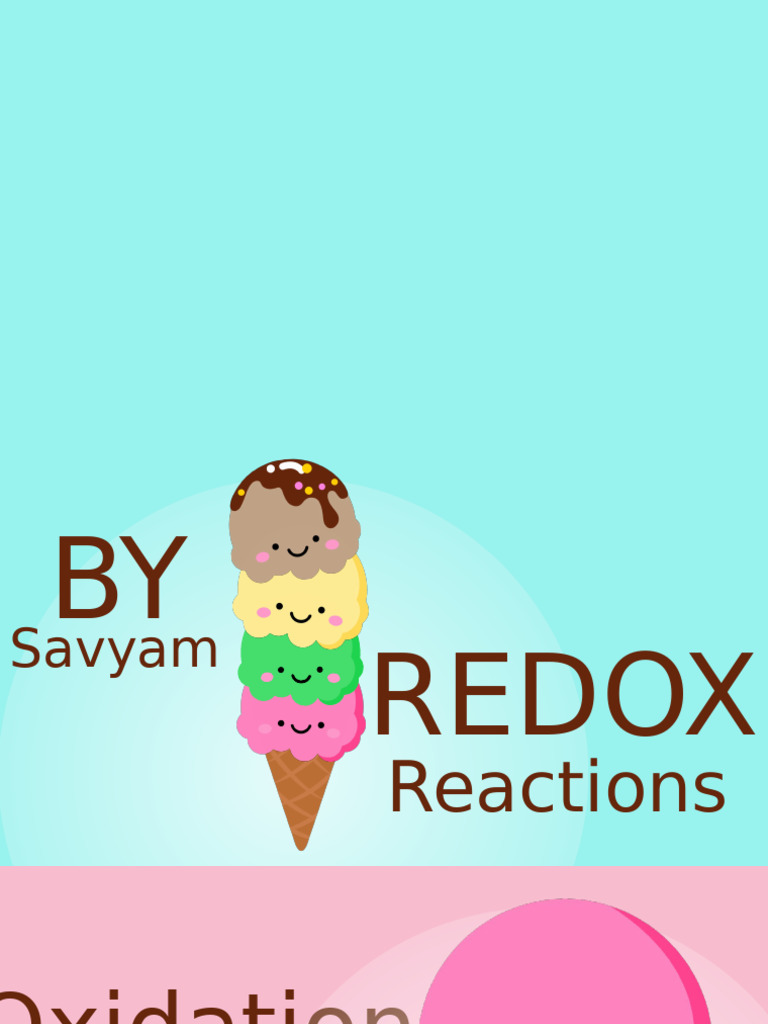 Chem PPT Redox Reactions | PDF