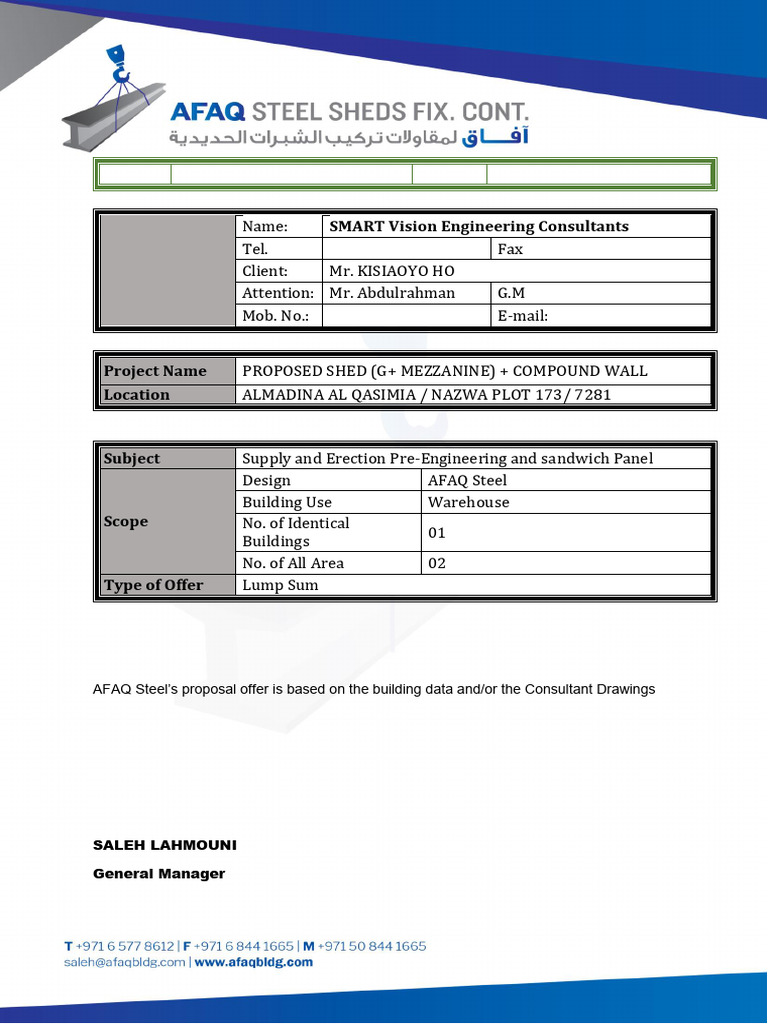 AFAQ 2252 G+M Smart Vision | PDF | Column | Framing (Construction)