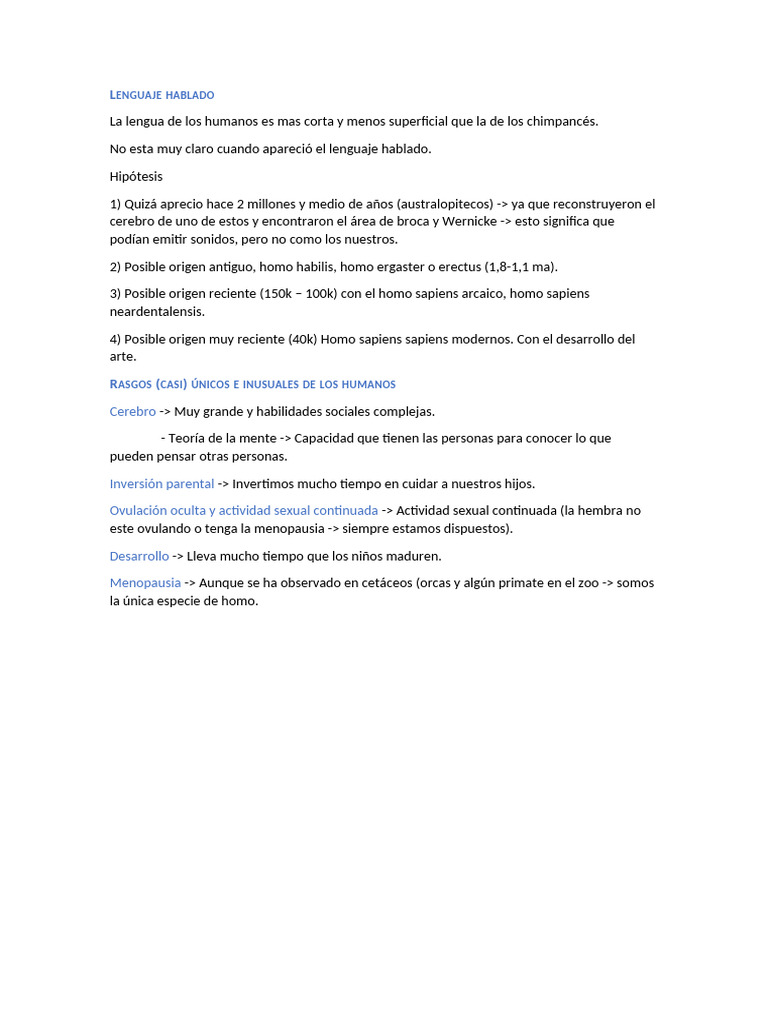 Lenguaje hablado | PDF