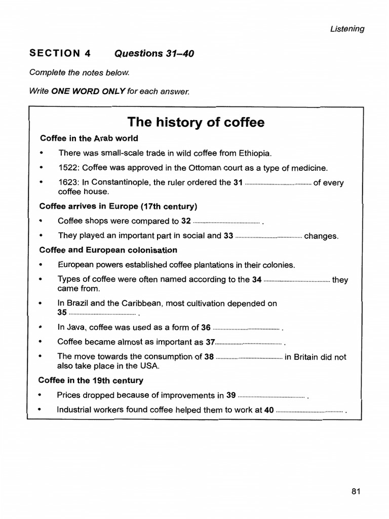 C13T4S4 - The History of Coffee | PDF