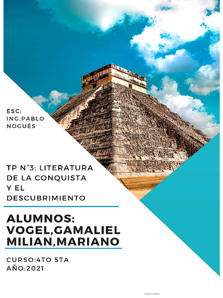 TP N°3; Literatura de la conquista y el descubrimiento | PDF