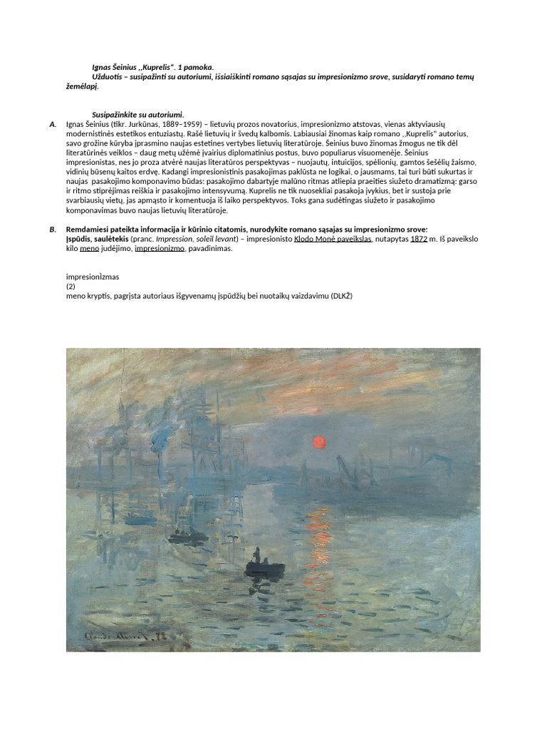 Ignas Seinius. Kuprelis. | PDF