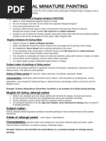 Class 12, Deccan School of Painting NOTES | PDF