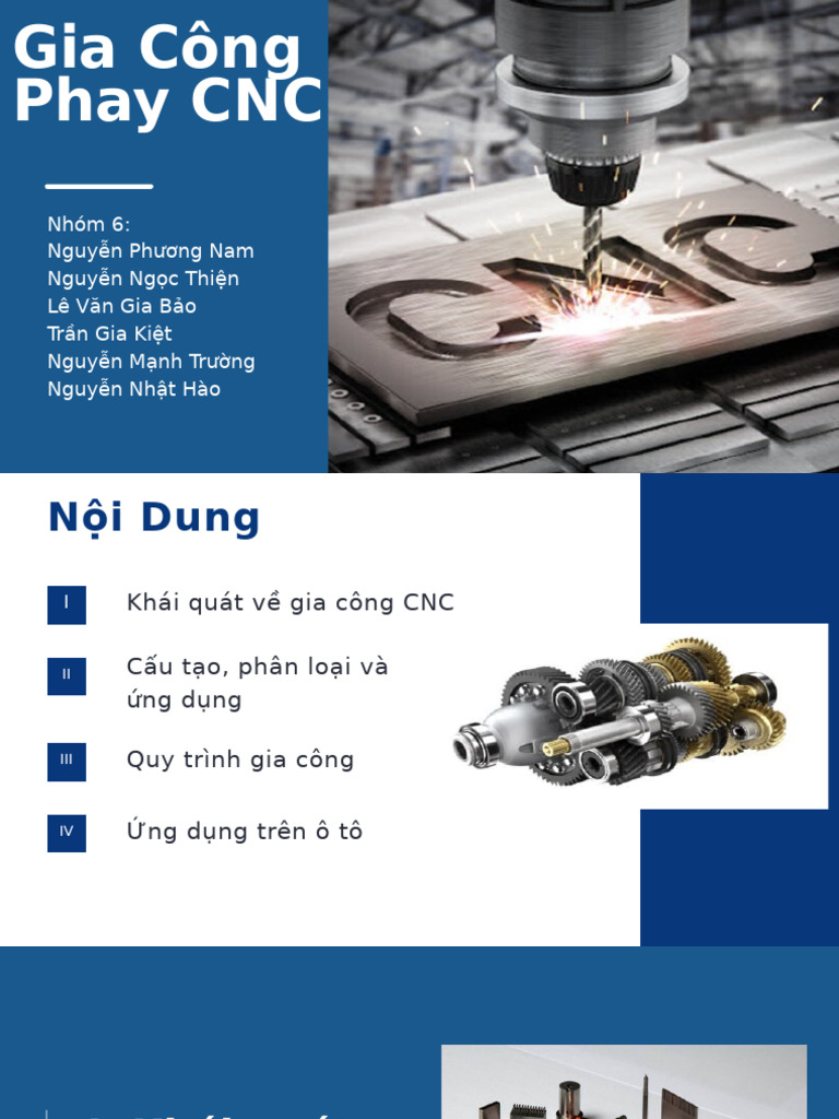 Nhóm 6 - Gia Công Phay CNC | PDF