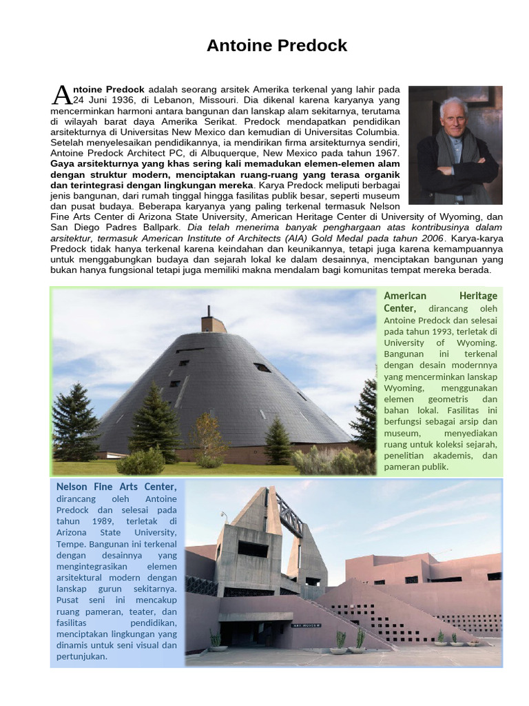 Antoine Predock | PDF