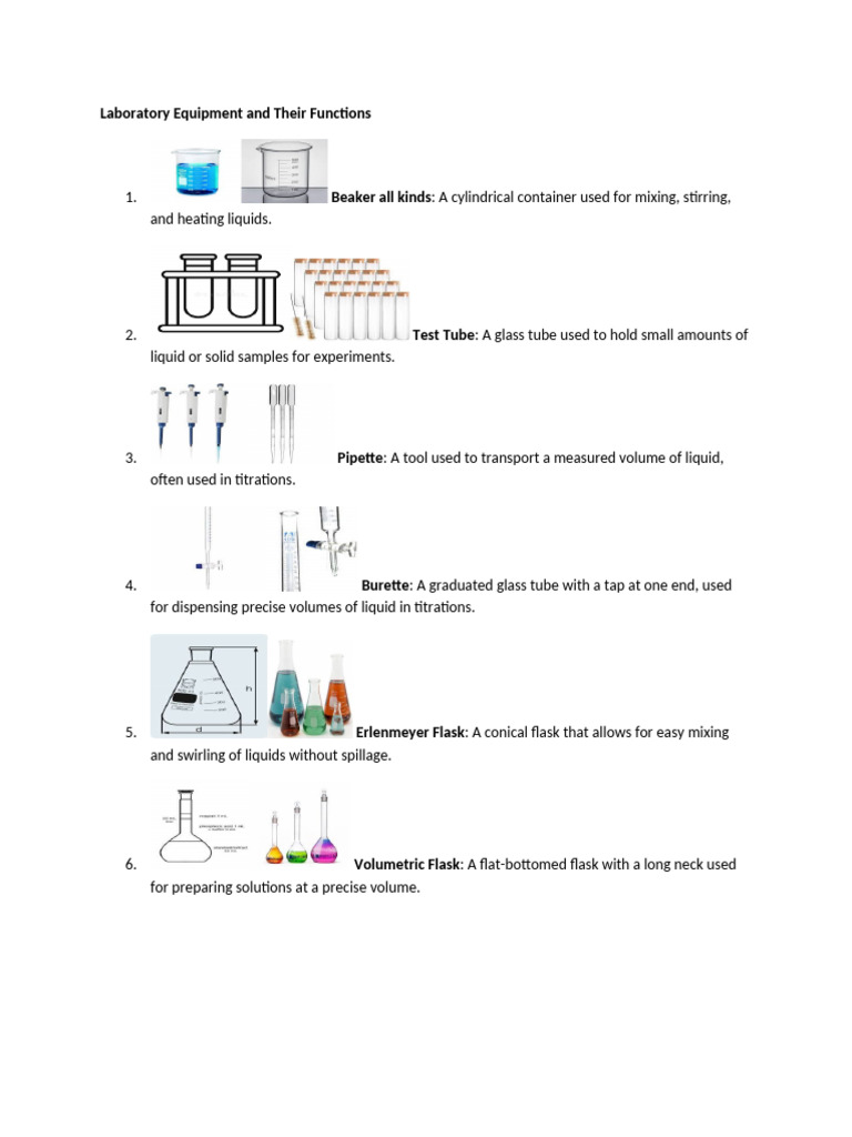 lab equipment | PDF