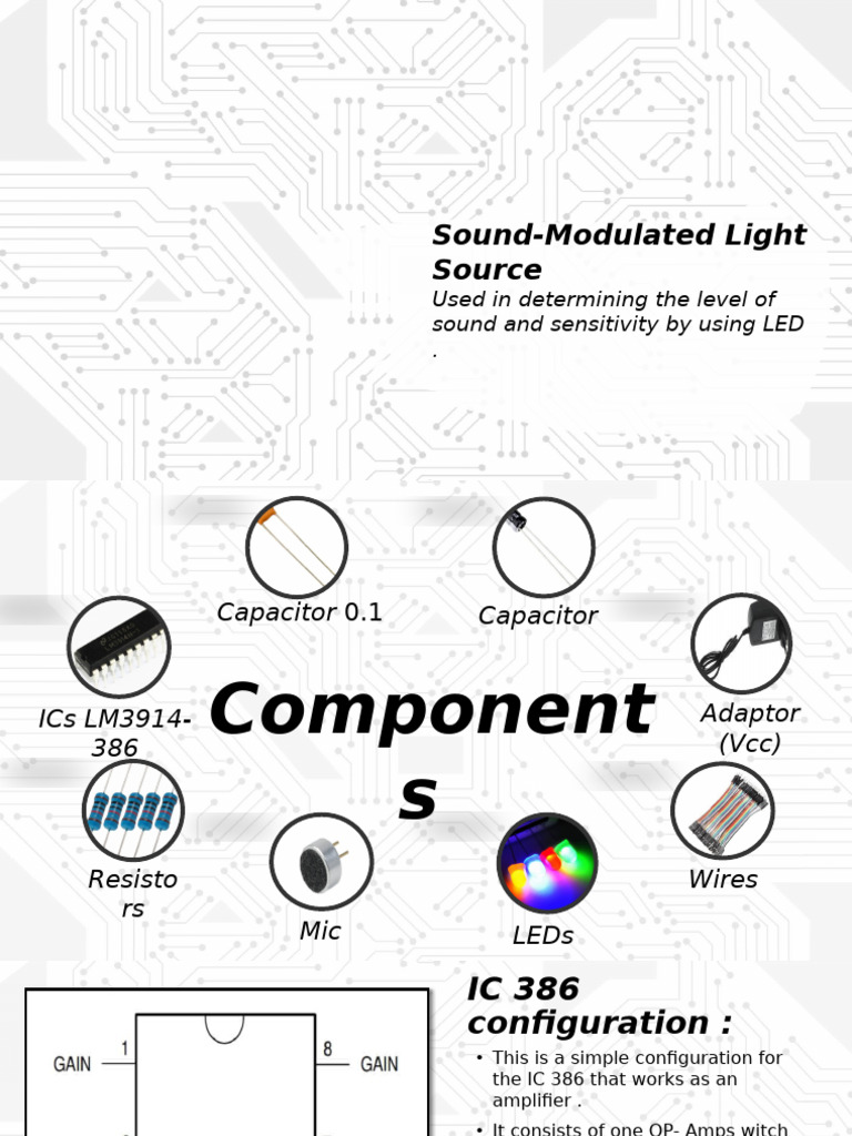 Sound-Modulated Light Source | PDF