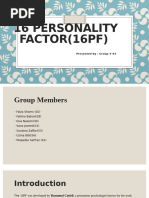 The 16PF Personality Questionnaire - Final | PDF | Tests | Psychology
