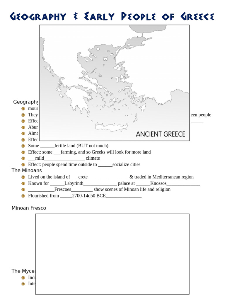 01 - Early - Greece - Guided - Notes - Page | PDF