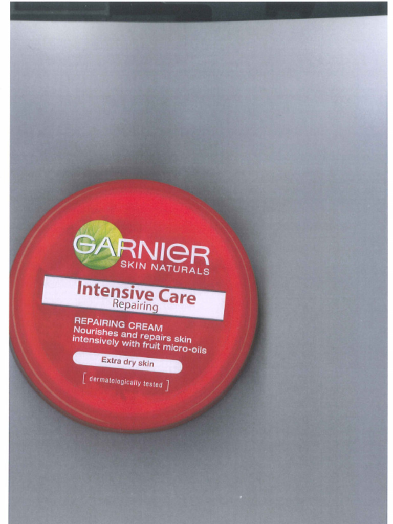 Ingredients Garnier Skin Naturals Intensive Care Repairing | PDF