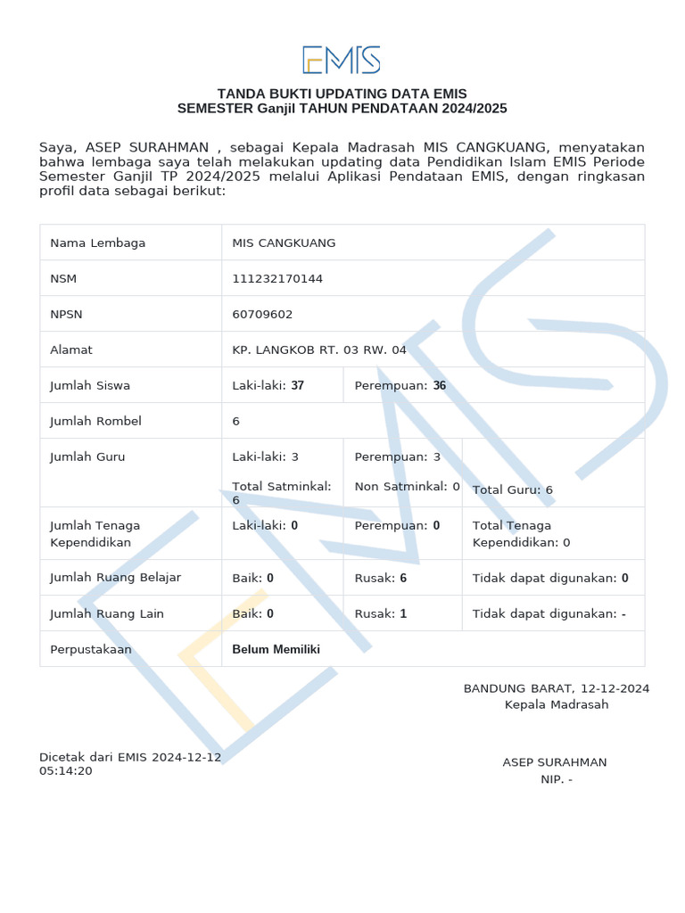 BAP 2024 2025 Ganjil 111232170144 | PDF