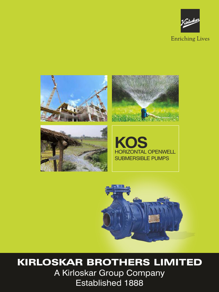 Kos Leaflet | PDF | Pump | Mains Electricity