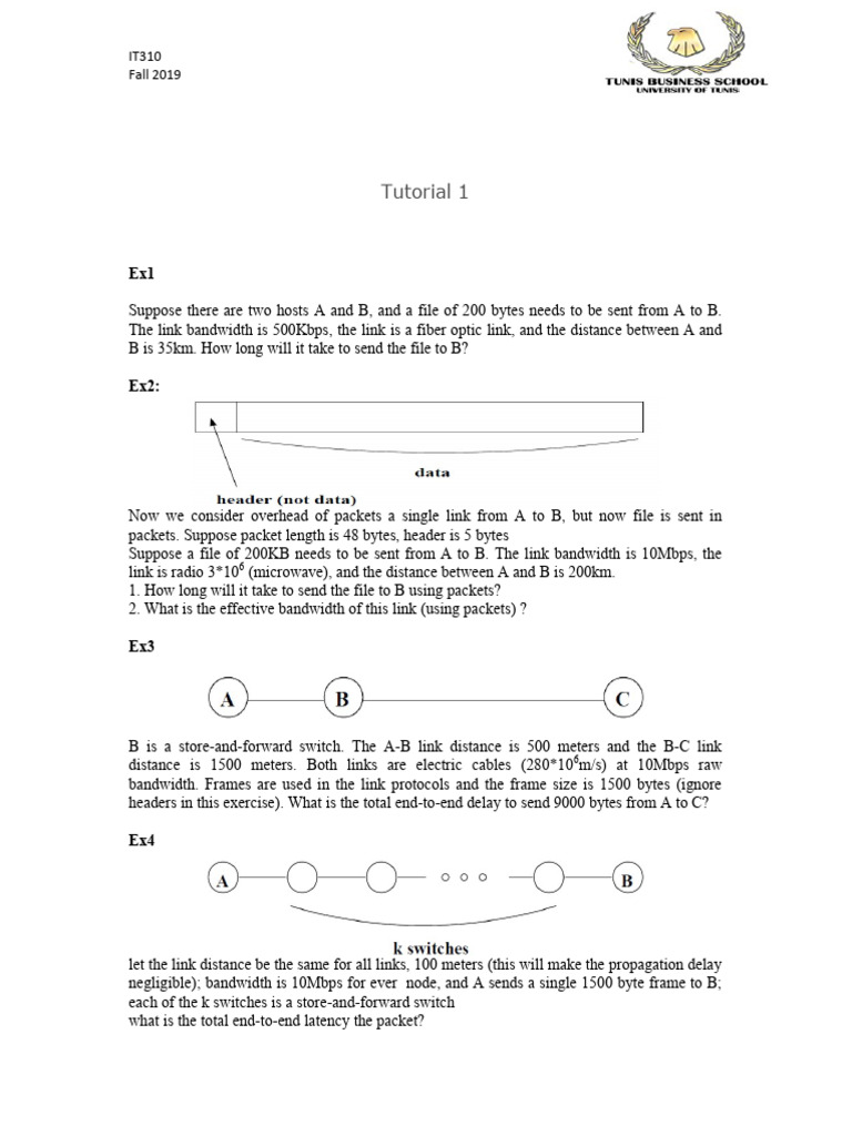 Tutrial-2 | PDF | Router (Computing) | Network Packet